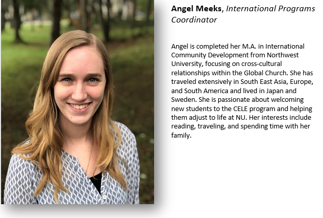 Meet the International Education Team – Center for English Language ...